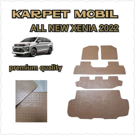 Promo Karpet Alas Mobil Daihatsu All New Xenia Coklat 2022 Full Set