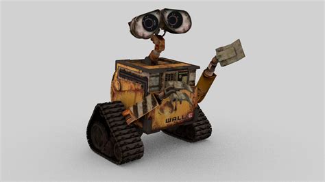 Wall E 3d Model October Update By Redbuttercup5666 On Deviantart