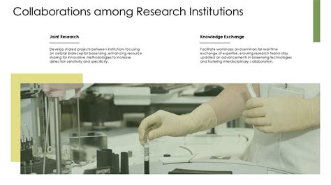 Collaborations Among Research Institutions Cellular Bioreceptor Ppt Example St Ai Ss Ppt Slide