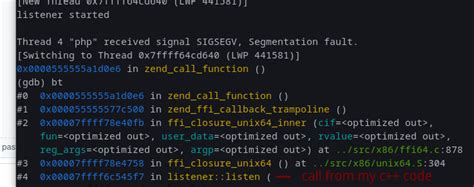 Ffi Segmentation Fault When Calling Callback Function · Issue 9214 · Phpphp Src · Github