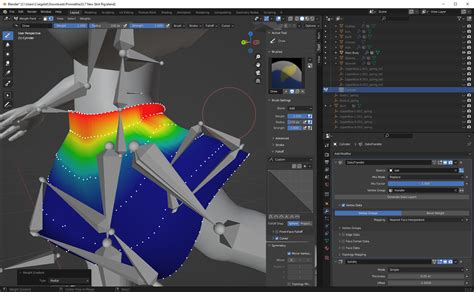 How Do You Rig Weight Paint A Short Skirt Properly Animation And