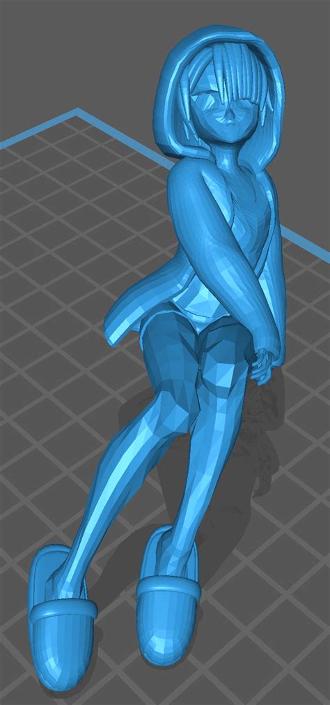Obj File Rezero Ram Sitting 🐏・design To Download And 3d Print・cults