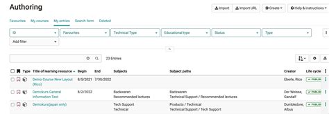 Table Concept Openolat Documentation