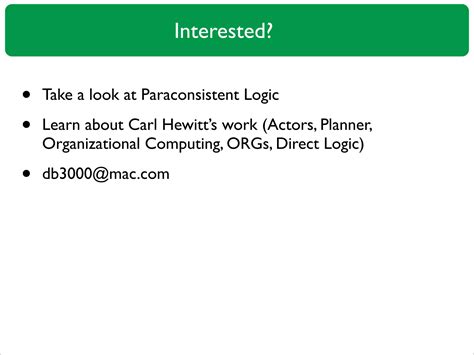 Paraconsistent Reasoning In Ontopedia Ppt