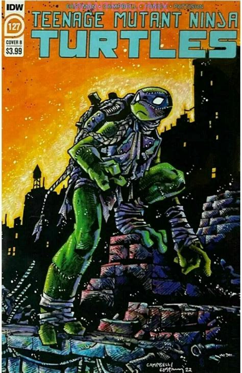 Teenage Mutant Ninja Turtles 2011 127 Nm Kevin Eastman Variant Venus