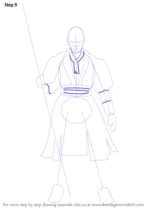 How To Draw Darth Maul From Star Wars Star Wars Step By Step