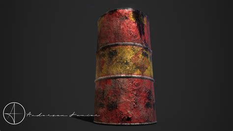 오일 배럴 및 방사선 배럴 3d 모델 20 Fbx Ma Obj Unknown Stl Free3d