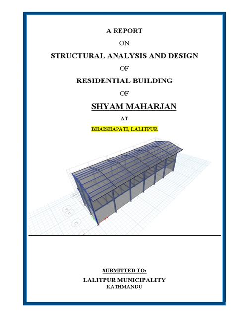 Structure Report Ahyam Pdf Beam Structure Bending
