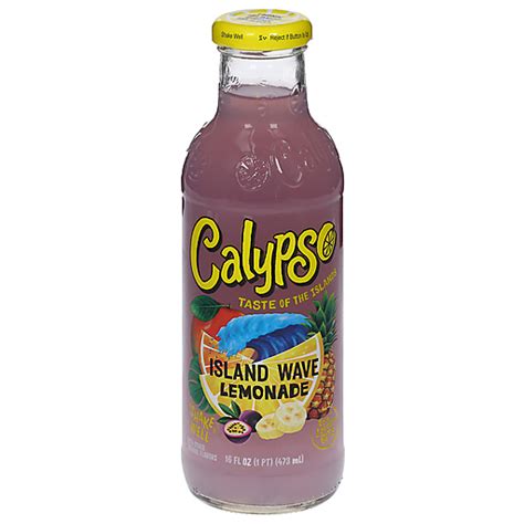 Calypso Lemonade Island Wave 16 Fl Oz Lemon Juice And Lemonade