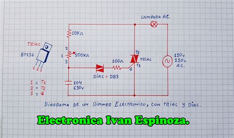 Diagrama Dimmer Controlado Por Voltaje Eletrônica Elétrons