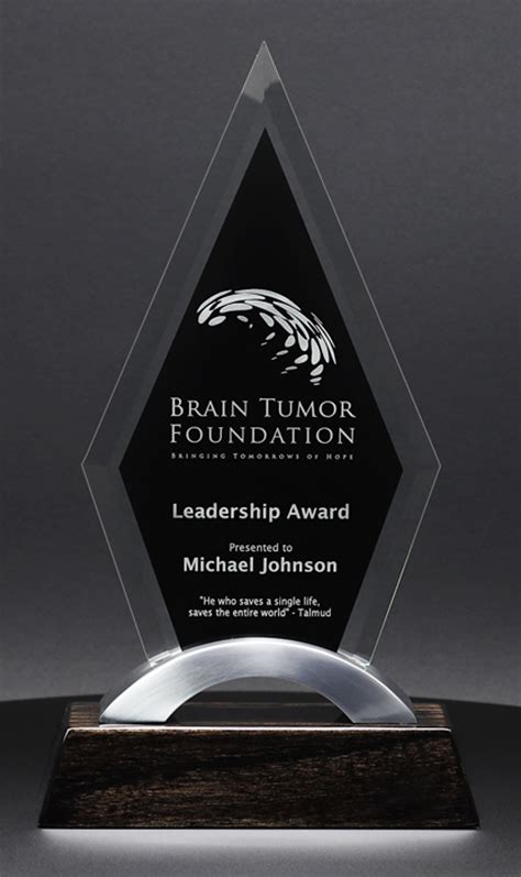 Crystal Glass Diamond Trophy Award Asap Awards