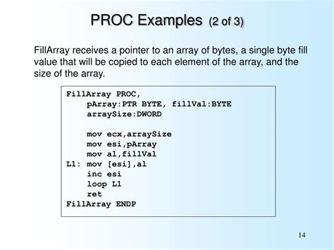 Ppt Lecture Advanced Procedures Powerpoint Presentation Free