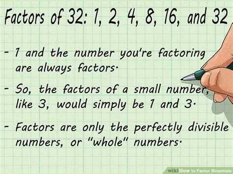 How To Factor Binomials With Pictures Wikihow