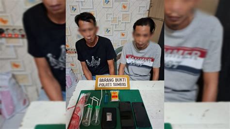 Dua Orang Penikmat Sabu Diamankan Satnarkoba Polres Sambas