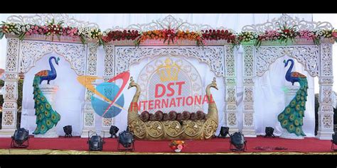 Peacock Theme Wedding Stage Dst International