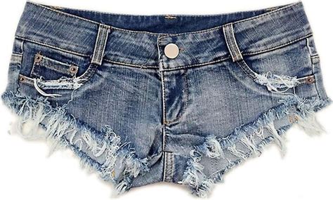Muydz Womens Fashion Sexy Low Waist Denim Shorts Hot Pants Jeans