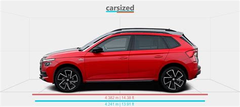 Dimensions Skoda Kamiq 2019 2024 Vs Skoda Karoq 2017 2021