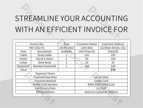 Maximize Your Accounting Efficiency With A Streamlined Invoice Process Excel Template Free