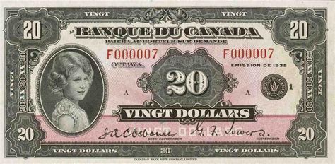 Canadian Banknote With Queen Elizabeth Ii Portrait Leads Auction