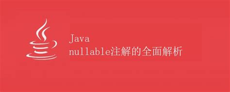 java nullable注解的全面解析 极客笔记