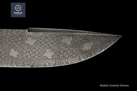 Mosaic Damascus Blade Custom Forged One Of A Kind Pattern