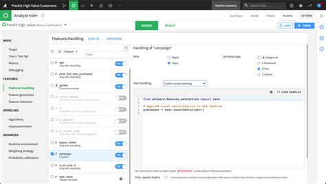 Concept Code Samples Dataiku Knowledge Base