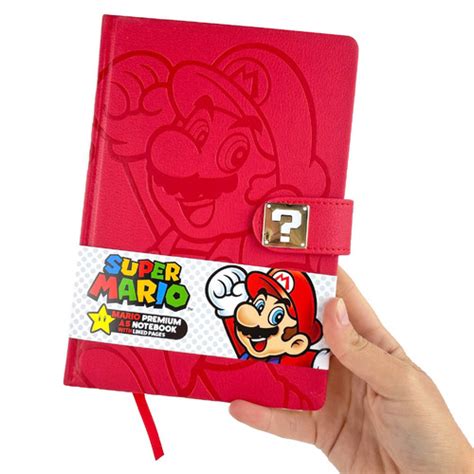 Super Mario Red Premium Notebook It S A Me Mario