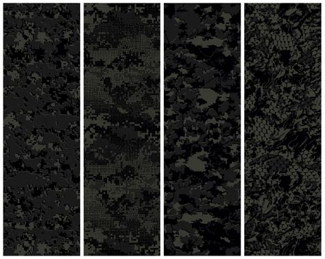 Tactical Black Patterns I Made R Camouflage