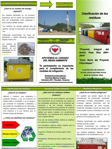 Clasificacion De Residuos Pdf Residuos Gestión De Residuos