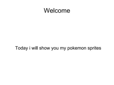 Pokemon Sprites 01 Ppt
