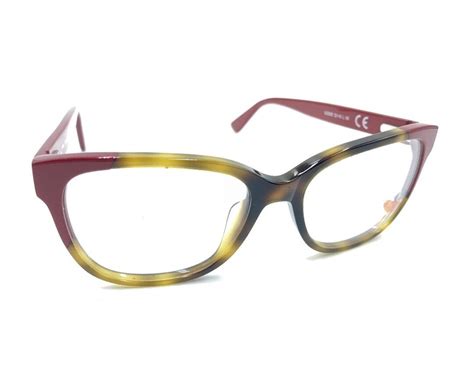 Maui Jim New Mjo 2402 66 Brown Tortoise Red Eyeglasses Frames 52 18 140