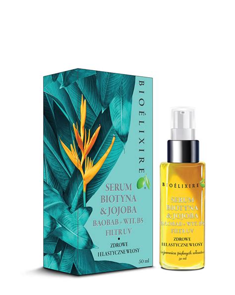 Bioelixire Olejek Serum Biotyna Jojoba Filtr UV 50ml PRODUKT
