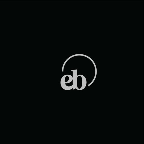 Eb Initials Logo Monogram Design
