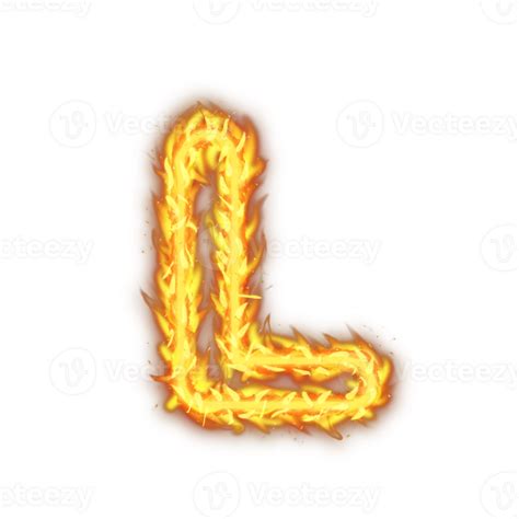 L Letter In Fire