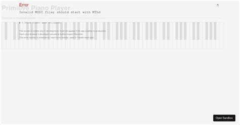Midi Player Js Examples CodeSandbox