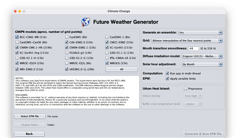 Documentation Future Weather Generator