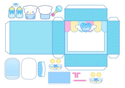 Paper Diy🧸미니어쳐 아기 산리오 키우기🧸무료도안무료배포 네이버 블로그