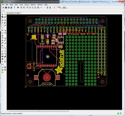 ULTIMATE GPS PI HAT HAT A DAY A Raspberry Pi HAT We Sent Off For Prototype PCBs For Testing