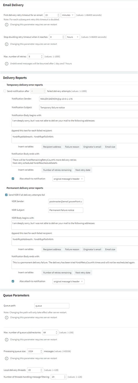 Ndr And Email Queue Issue General Configuration Axigen Community Forum