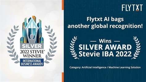 Maulik Brahmbhatt On Linkedin Flytxt Ai For Cx Wins Silver Stevie