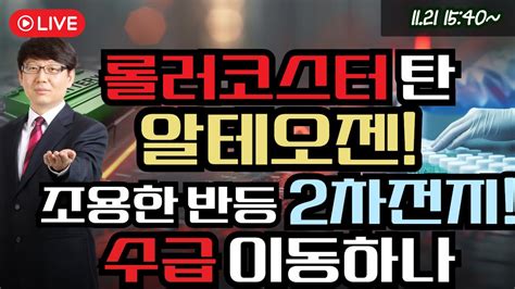 241121 롤러코스터 탄 알테오젠 조용한 반등 2차전지 수급 이동하나 알테오젠 보로노이 포스코퓨처엠 에코프로머티 반도체 코스피 Youtube