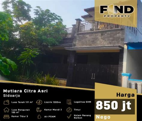 Rumah Cantik Nan Asri Rumah Dijual Di