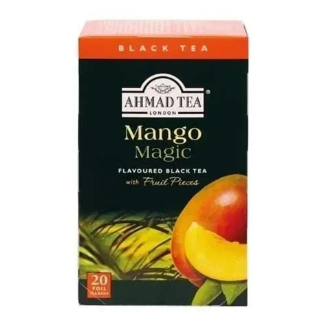 Ahmad Tea Mango Magic Fruit Black Tea 20 Foil Teabags Konga