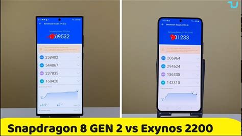 Snapdragon 8 Gen 2 Vs Exynos 2200 Gaming Speed Test I Antutu Comparison