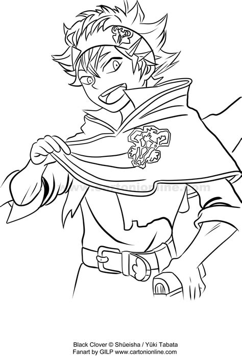 Dibujos De Asta De Black Clover 1 Para Colorear Para Colorear Pintar E Porn Sex Picture