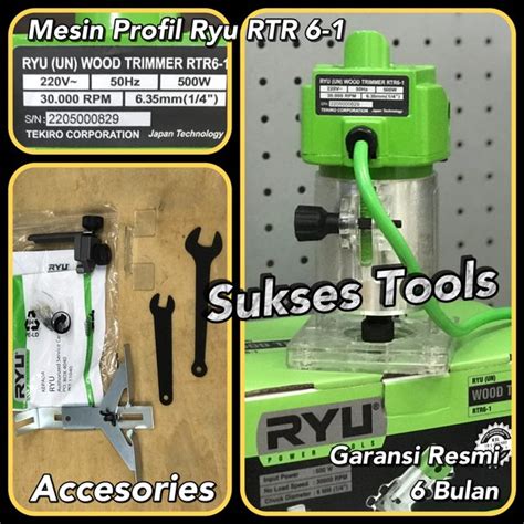Jual Mesin Profil List Kayu RYU Wood Trimmer RTR Router RTR Di Lapak Sukses Tools Bukalapak