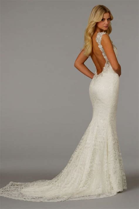 Backless Mermaid Wedding Dresses