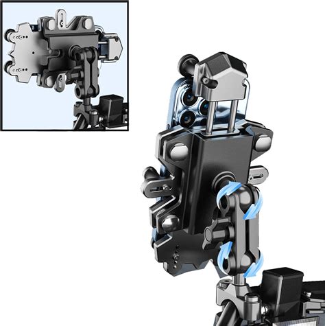 Amazon ROCKBROS Aluminum Motorcycle Bike Phone Mount With