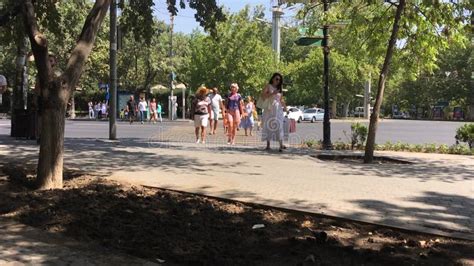 Yerevan Mashtoc Ave 2022 August 26 Stock Footage Video Of Bubbles