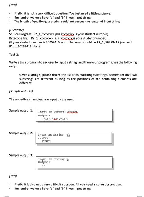 Solved TIPs Firstly It Is Not A Very Difficult Chegg